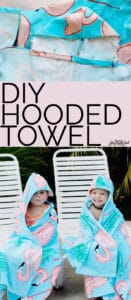 How to Make a Hooded Towel - with template download - see kate sew