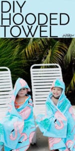 How to Make a Hooded Towel - with template download - see kate sew