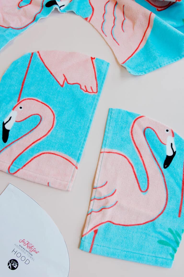 How to Make a Hooded Towel - with template download - see kate sew