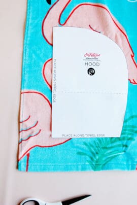 How to Make a Hooded Towel - with template download - see kate sew