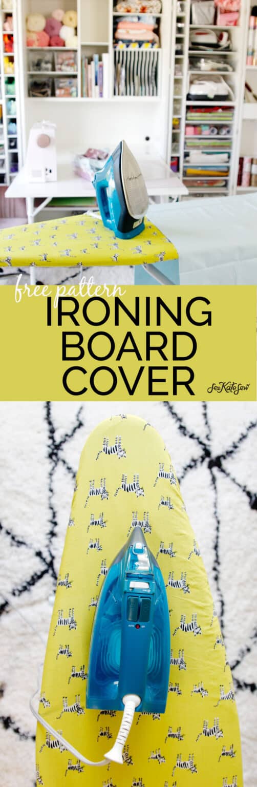 DIY ironing board cover - FREE pattern - see kate sew