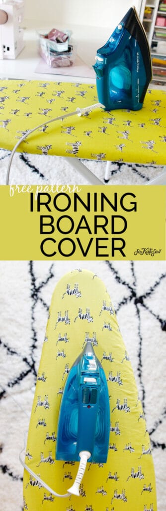 DIY ironing board cover - FREE pattern - see kate sew