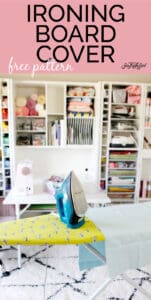 DIY ironing board cover - FREE pattern - see kate sew