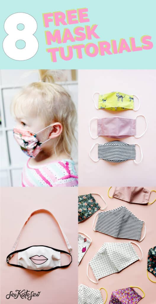 8 free mask sewing patterns to make - see kate sew