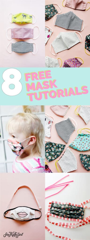 8 free mask sewing patterns to make - see kate sew