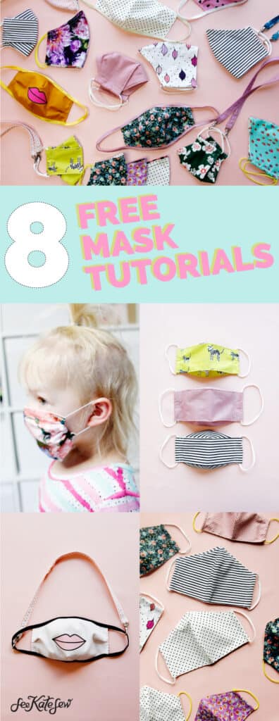8 free mask sewing patterns to make - see kate sew