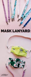 Face Mask Holder Strap DIY - Lanyard with clips - see kate sew