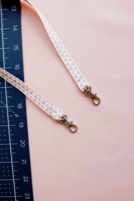 Face Mask Holder Strap DIY - Lanyard with clips - see kate sew