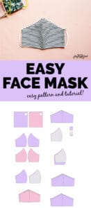 Face Mask Sewing Pattern for Children and Adults - see kate sew