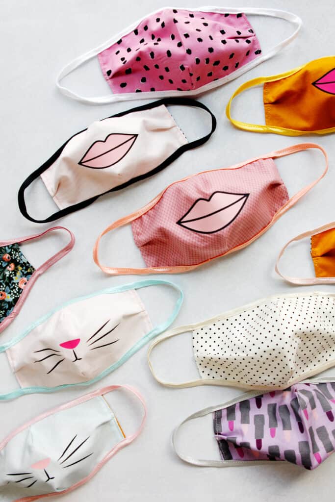 easy homemade face mask DIY and animal masks for kids! - see kate sew