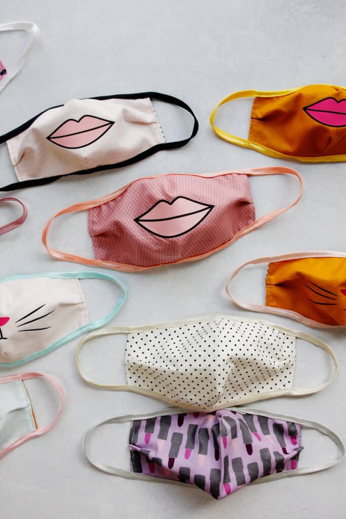 easy homemade face mask DIY and animal masks for kids! - see kate sew