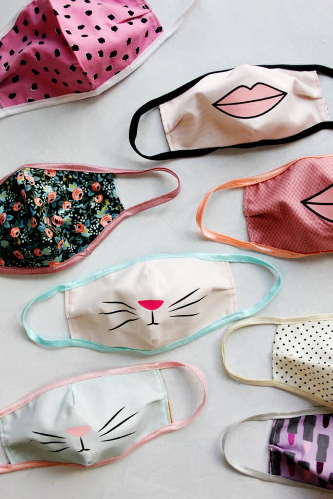 easy homemade face mask DIY and animal masks for kids! - see kate sew