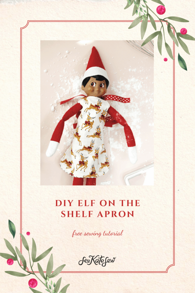 elf on the shelf apron pattern - see kate sew