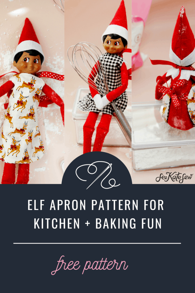 elf on the shelf apron pattern - see kate sew