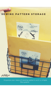 How to Store Sewing Patterns in an envelope system - see kate sew