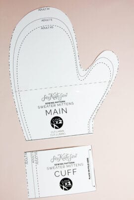 Sweater Mitten Pattern Sewing - Free Mittens PDF Download - see kate sew