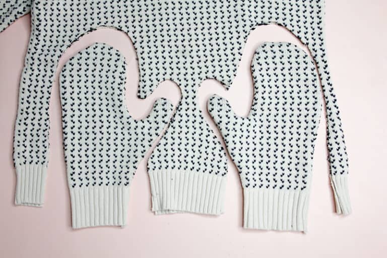 Sweater Mitten Pattern Sewing - Free Mittens PDF Download - see kate sew
