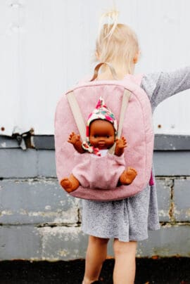 Baby Doll Carrier Pattern - Sew a Backpack with a doll holder - see ...