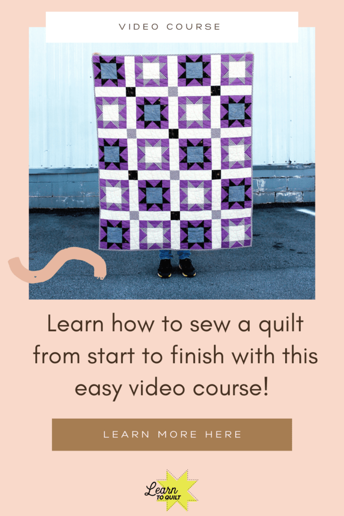 Learn to Quilt - quilting for beginners video course - see kate sew