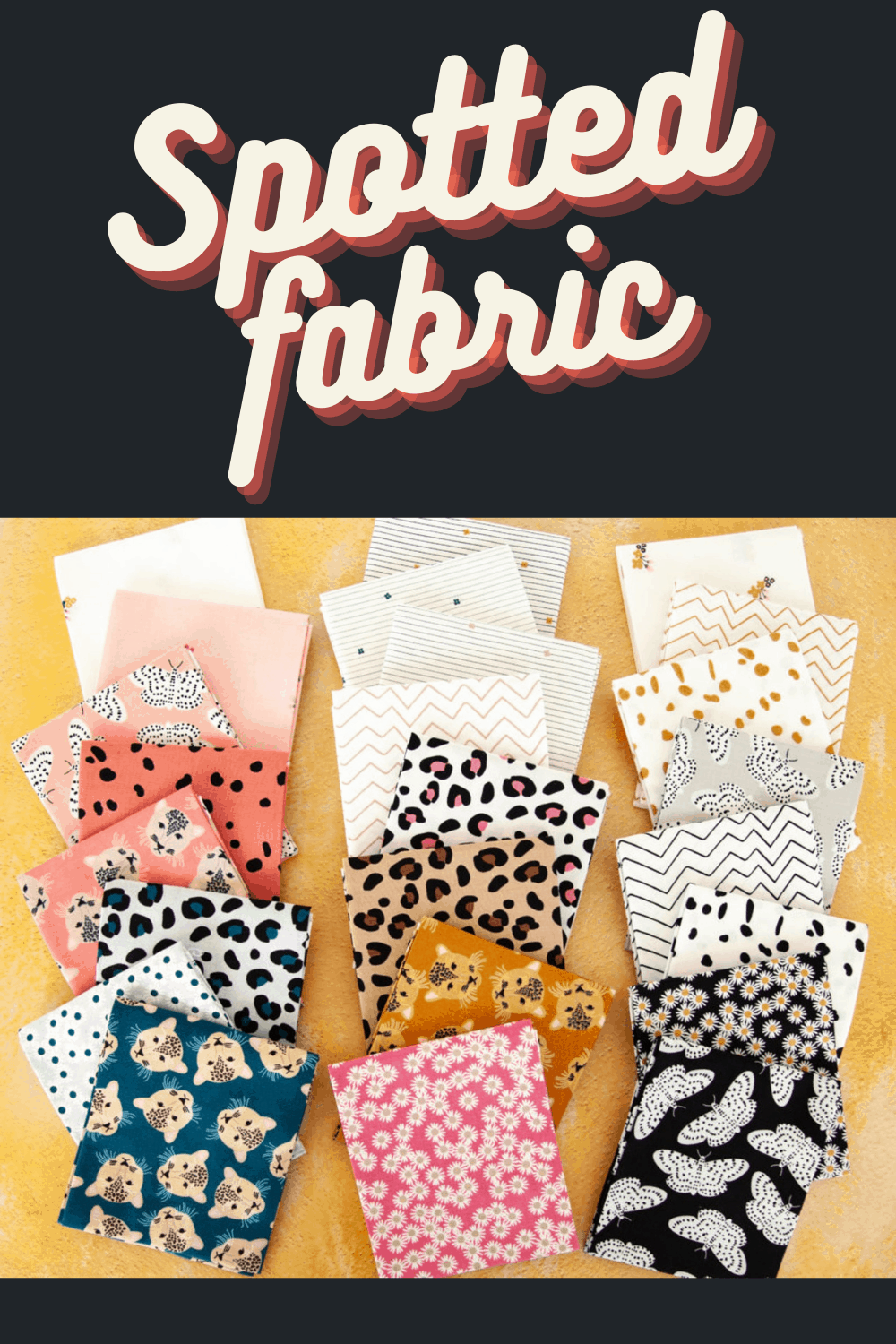 Spotted Fabric for Riley Blake Designs - see kate sew