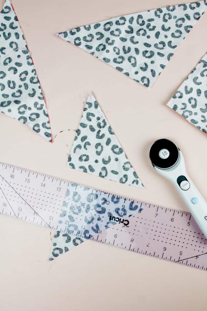 half square triangles 8 at a time chart - see kate sew