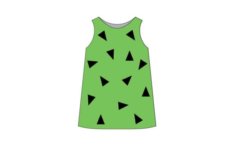 DIY Pebbles Costume Pattern Flintstones - see kate sew