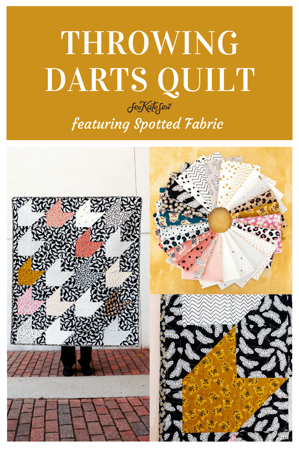 Throwing Darts Quilt Pattern Release! - see kate sew