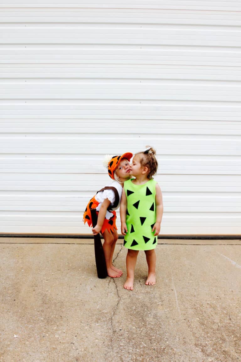DIY Pebbles Costume Pattern Flintstones - see kate sew