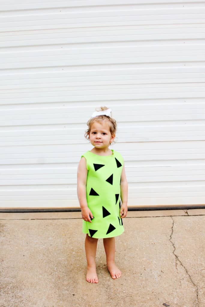 DIY Pebbles Costume Pattern Flintstones - see kate sew