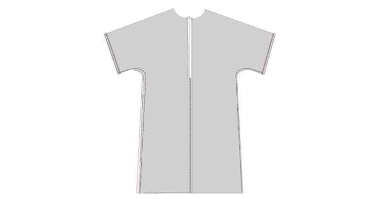 Eleven Hospital Gown Costume DIY - see kate sew