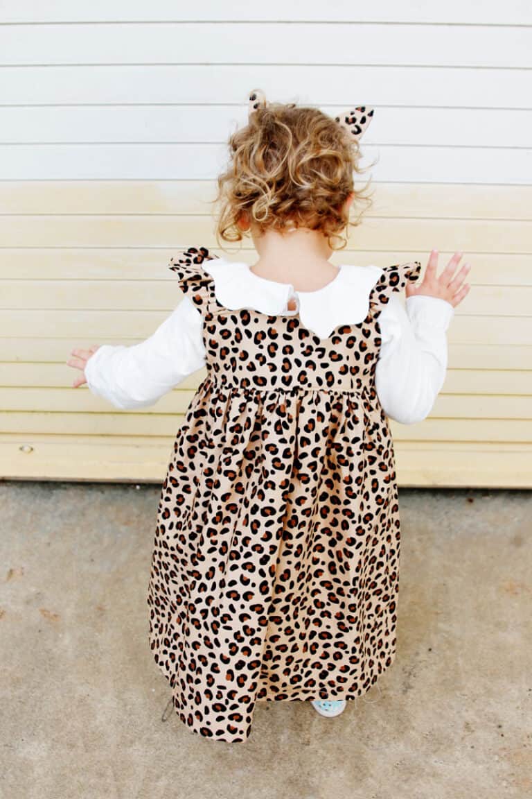 DIY Leopard Costume and Easy Homemade Cat Ears - see kate sew
