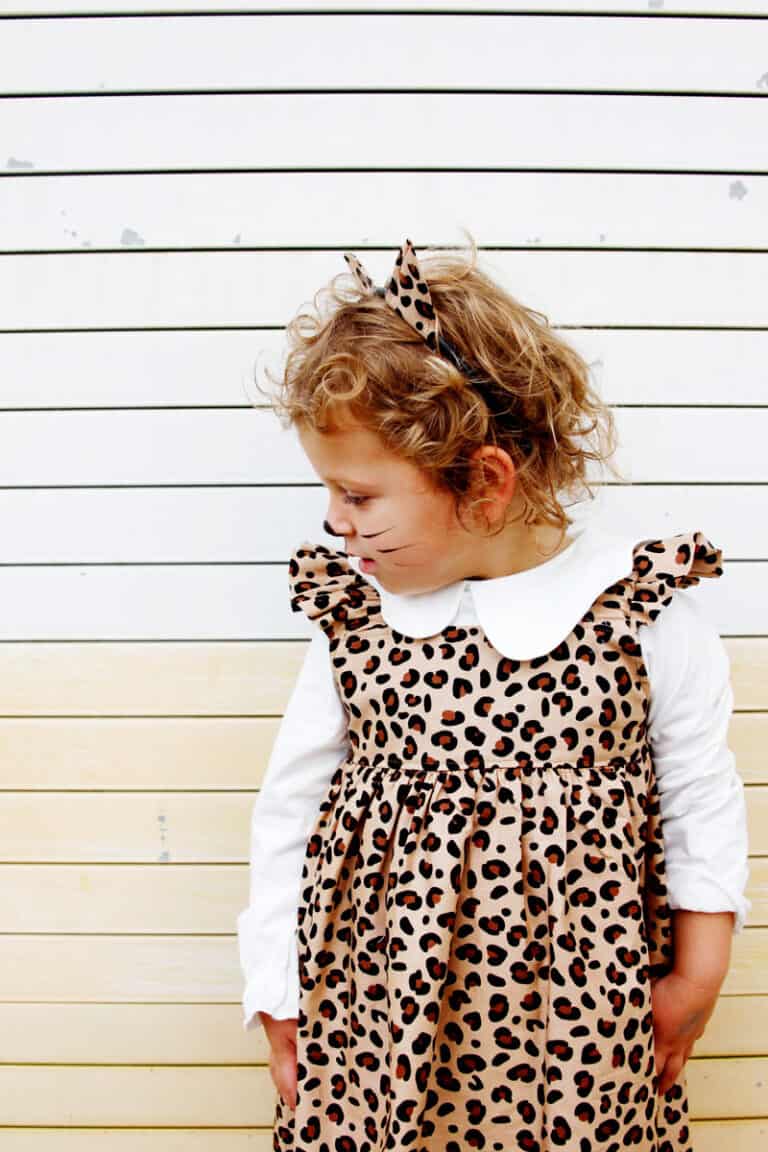 DIY Leopard Costume and Easy Homemade Cat Ears - see kate sew