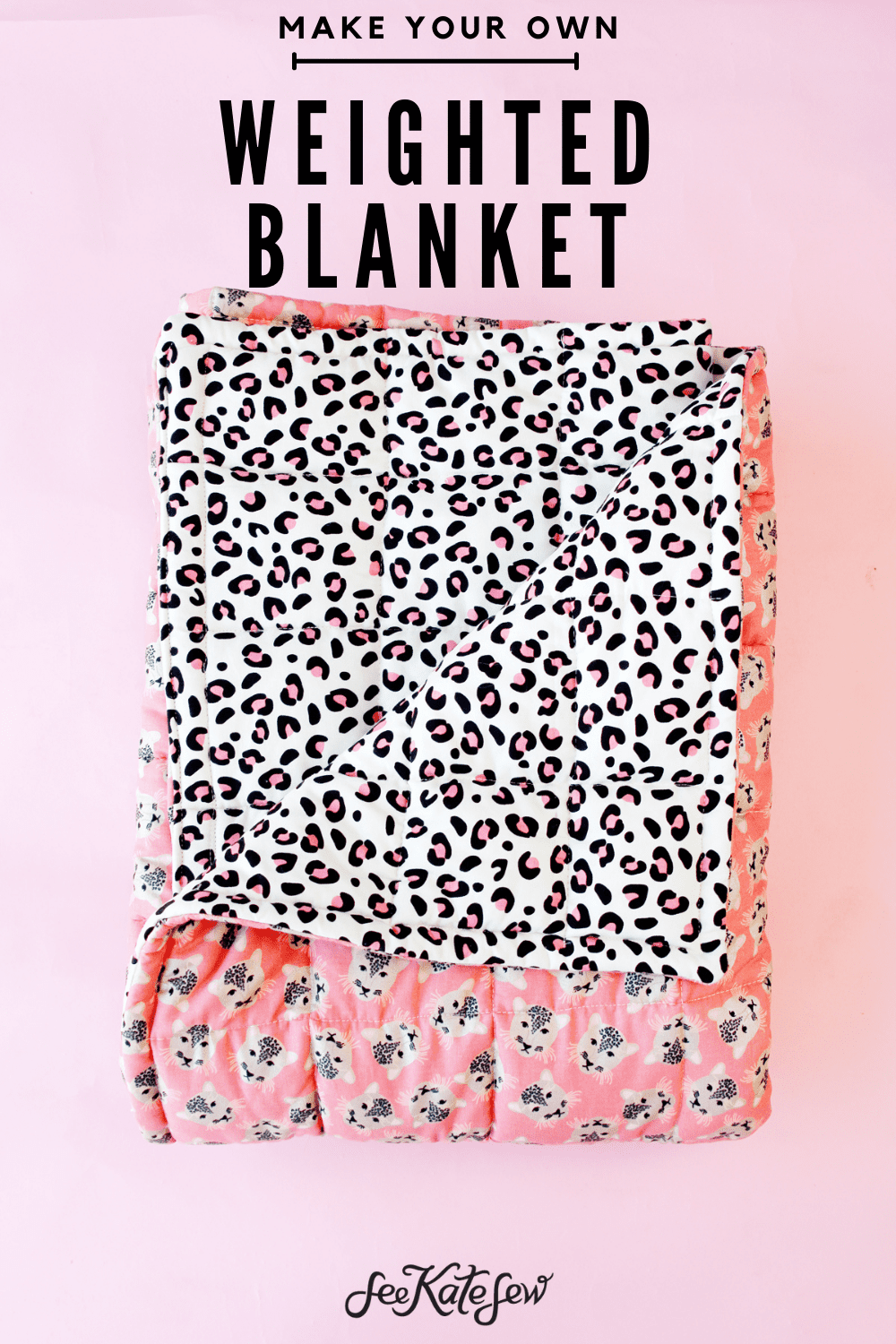 how to make a weighted blanket - see kate sew