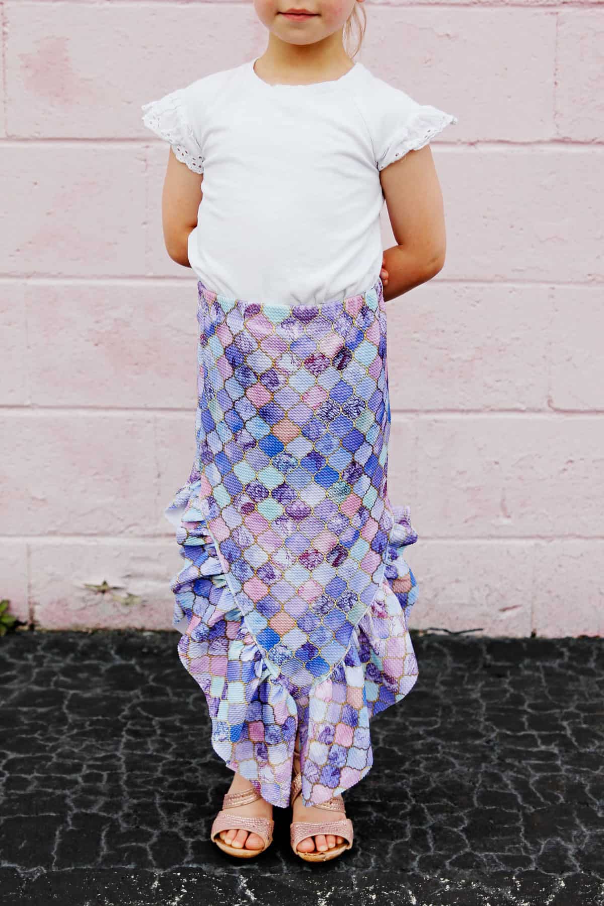 how to make a mermaid tail skirt free pattern - see kate sew