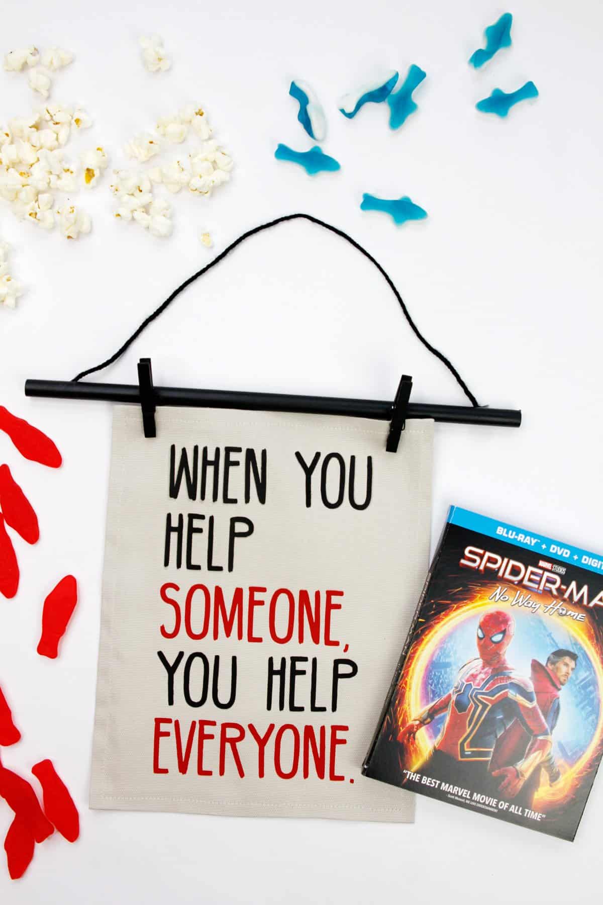 Interchangeable Quote Wall Decor with Spider-Man: No Way Home - see ...