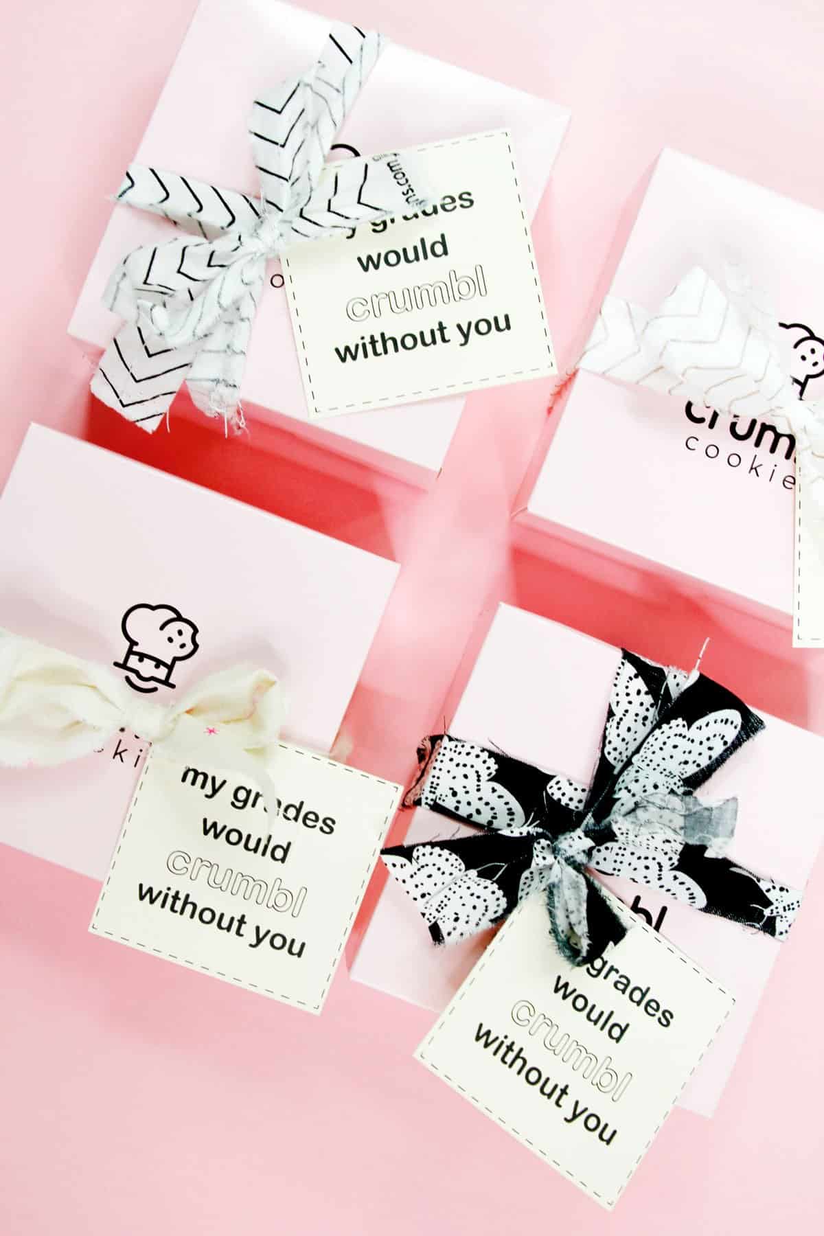 crumbl cookie teacher gift printable - see kate sew