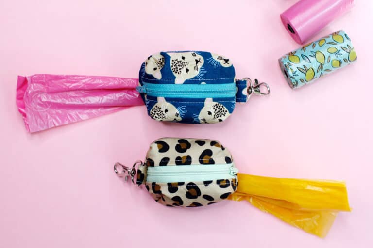 DIY Dog Poop Bag Holder - see kate sew