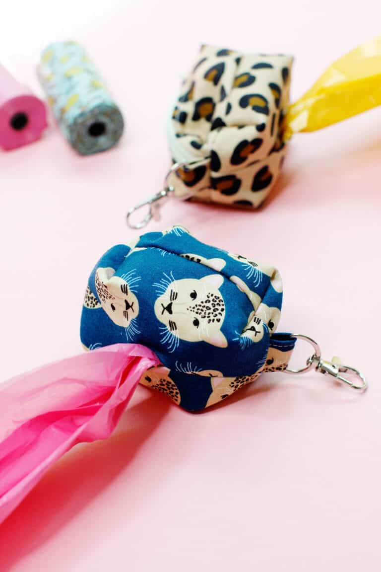DIY Dog Poop Bag Holder - see kate sew