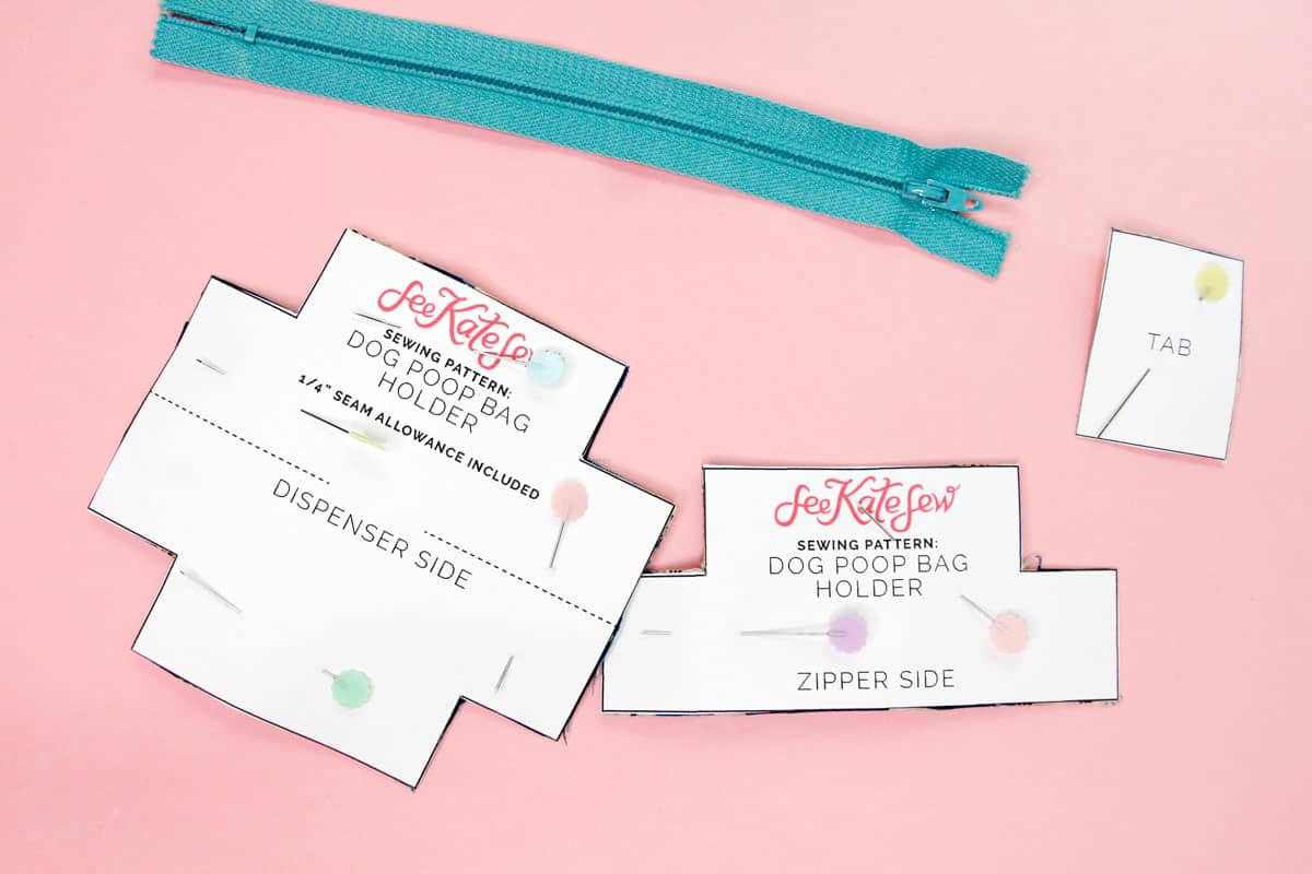 DIY Dog Poop Bag Holder - see kate sew