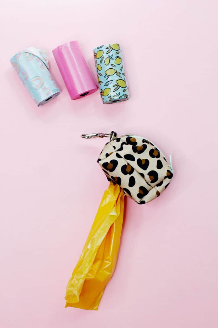 DIY Dog Poop Bag Holder - see kate sew