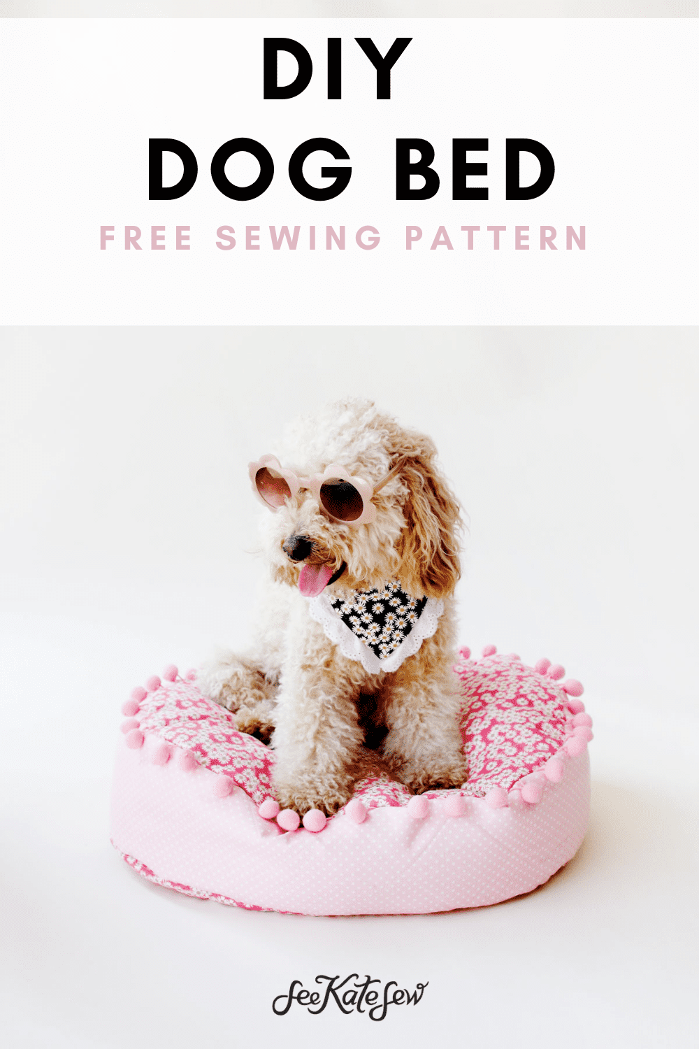 DIY Dog Bed Pattern Small to Large - see kate sew