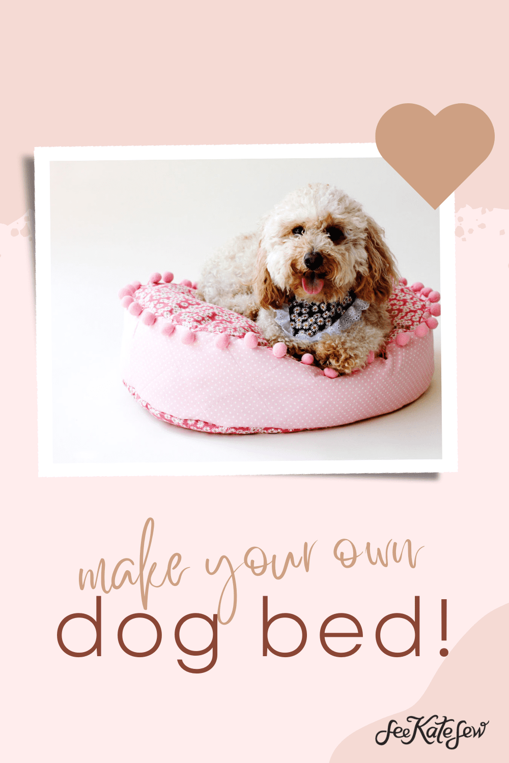 DIY Dog Bed Pattern Small to Large - see kate sew