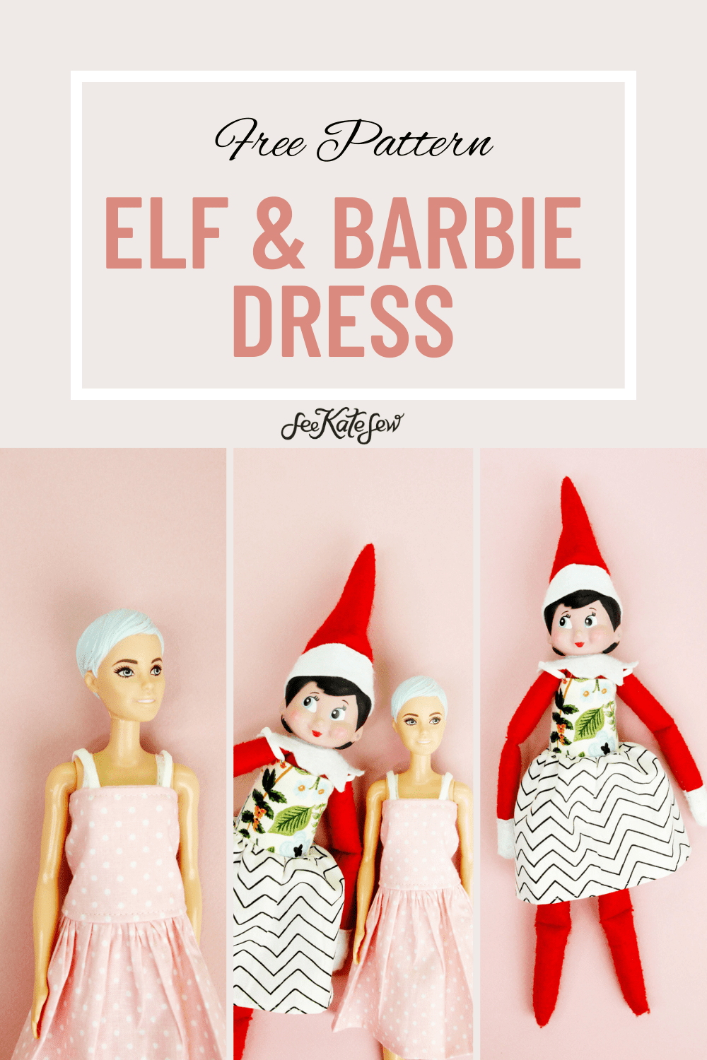 Elf on the Shelf Dress Pattern - see kate sew