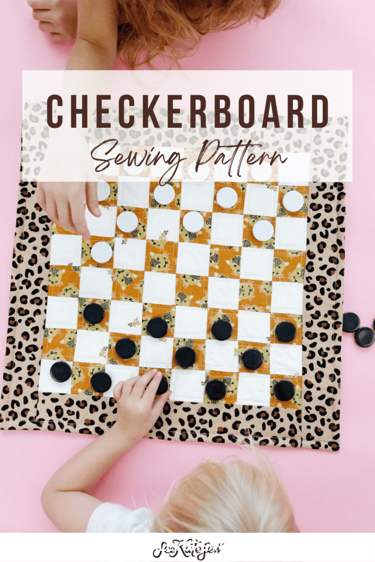 fabric checkerboard game pattern - see kate sew