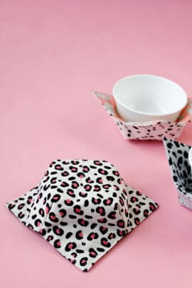Microwave Bowl Cozy Pattern - see kate sew