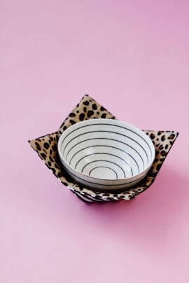 Microwave Bowl Cozy Pattern - see kate sew