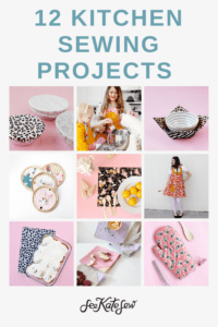 12 Kitchen Sewing Projects - see kate sew