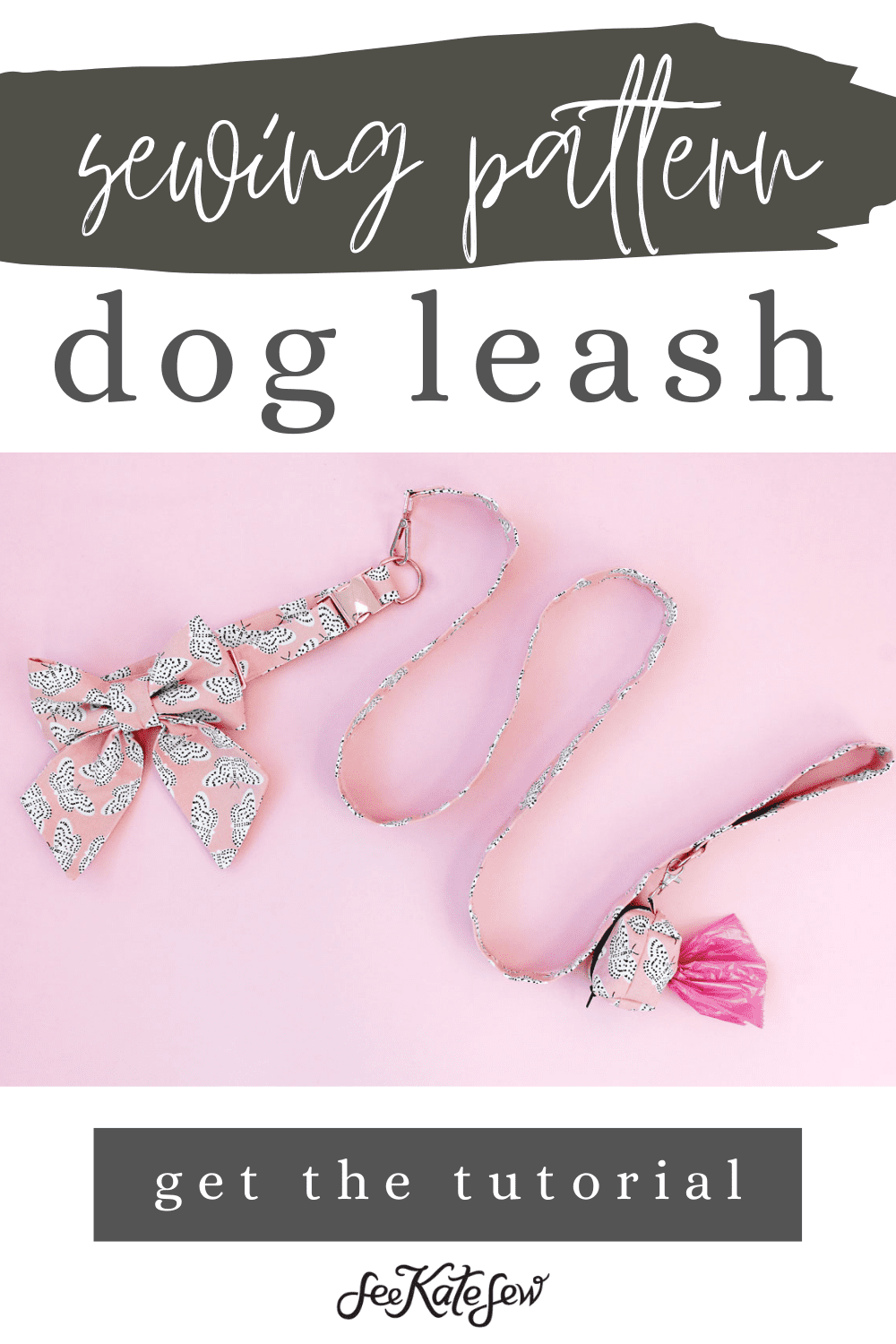 DIY Dog Leash Sewing Pattern - see kate sew