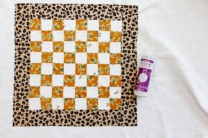 fabric checkerboard game pattern - see kate sew