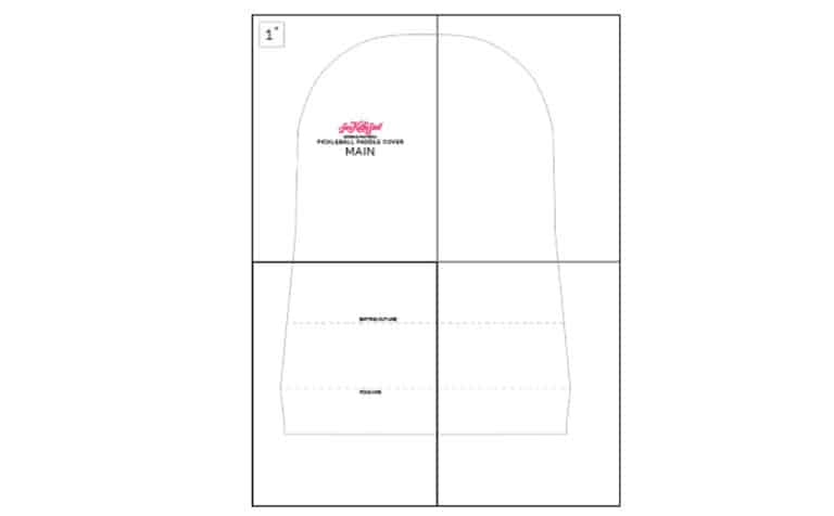 Pickleball Paddle Cover Pattern DIY - see kate sew